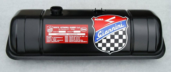 Fiat 500 F L R Giannini new fuel tank.