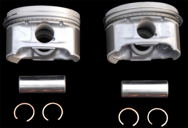 Pistoni Fiat 500 Fiat 126 diam. 82,4 (740 cc.) Maggiorati 4/10 mm.